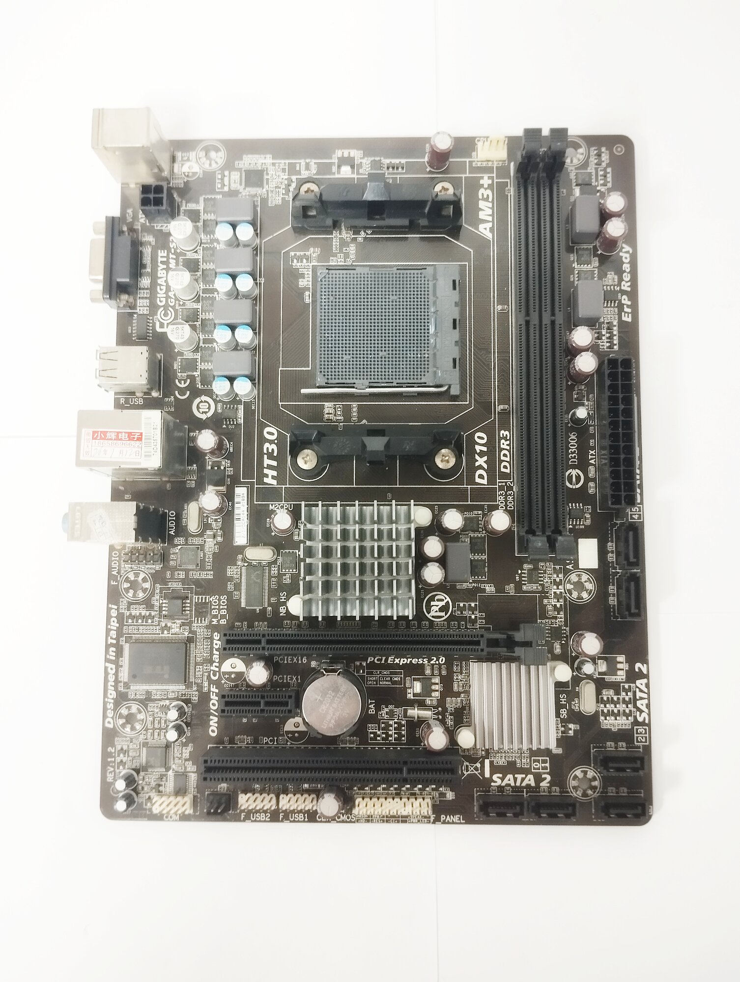 Материнская плата Gigabyte GA-78LMT-S2 AM3+, 2xDDR3, Micro-ATX