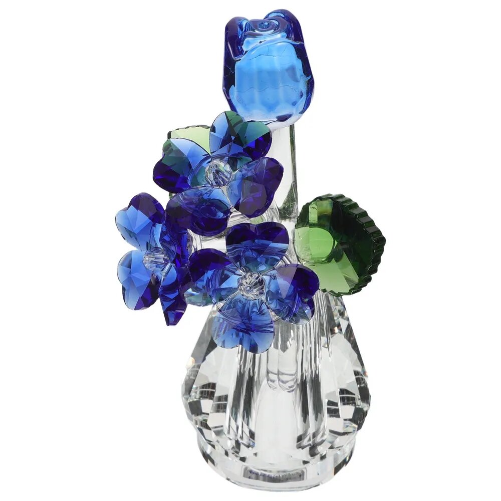Фигурка Цветка Из Кристалла Для Праздника, Из Кристального Стекла, 1 Штука
