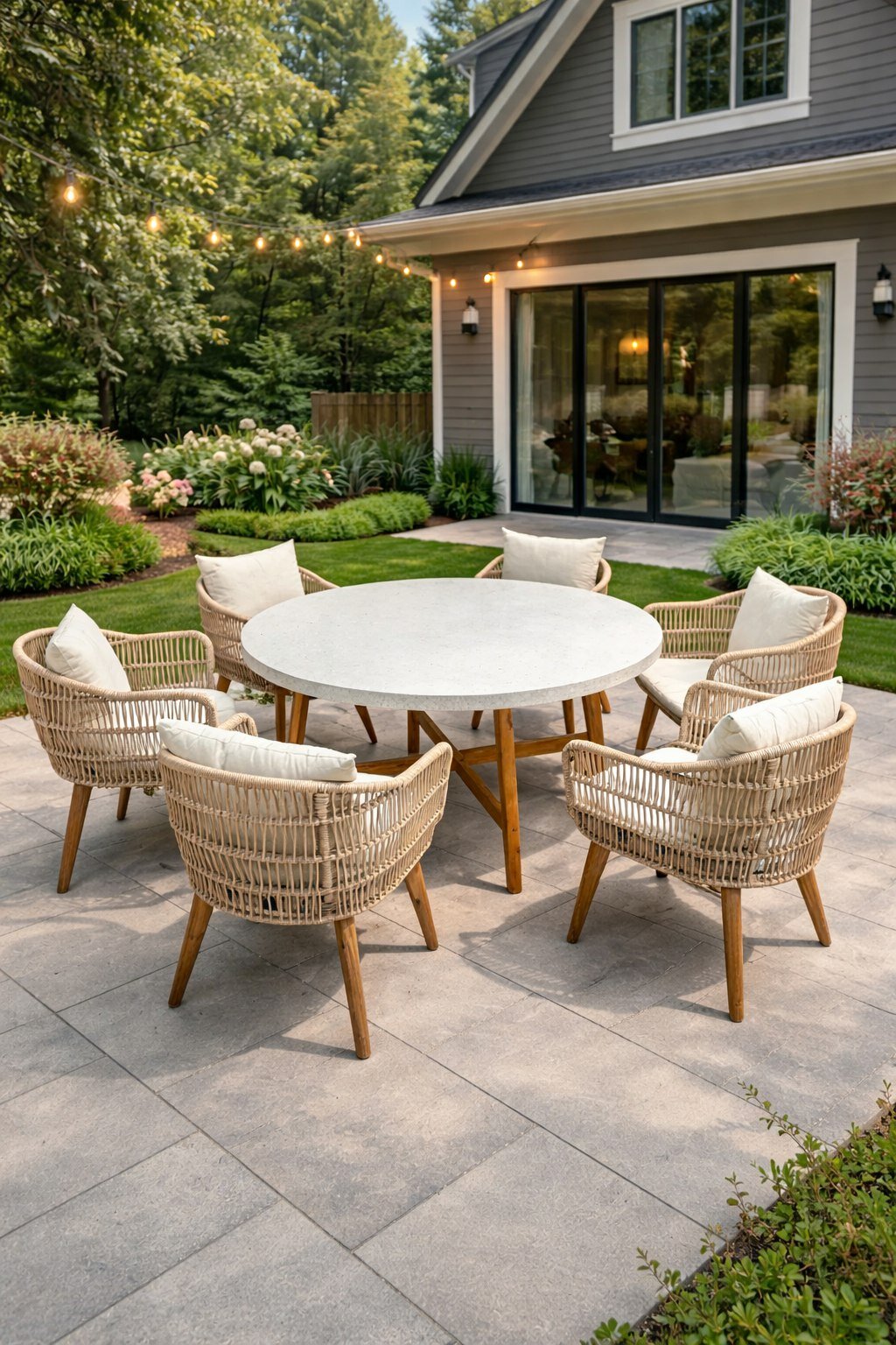 Набор садовой мебели Royal Family ELEONORA, обеденный комплект на 6 персон из акации