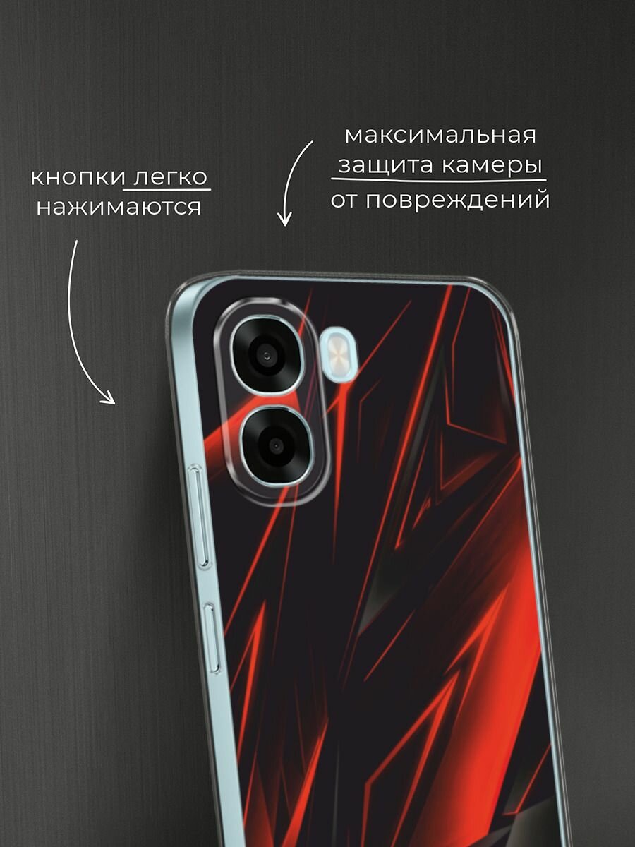 Силиконовый чехол на Oppo A6x / Оппо A6x с принтом игровой фон — фото 1