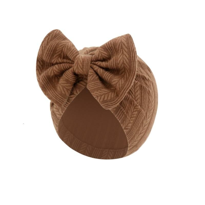 Детская бун-шапочка-тюрбан, Карамельный цвет