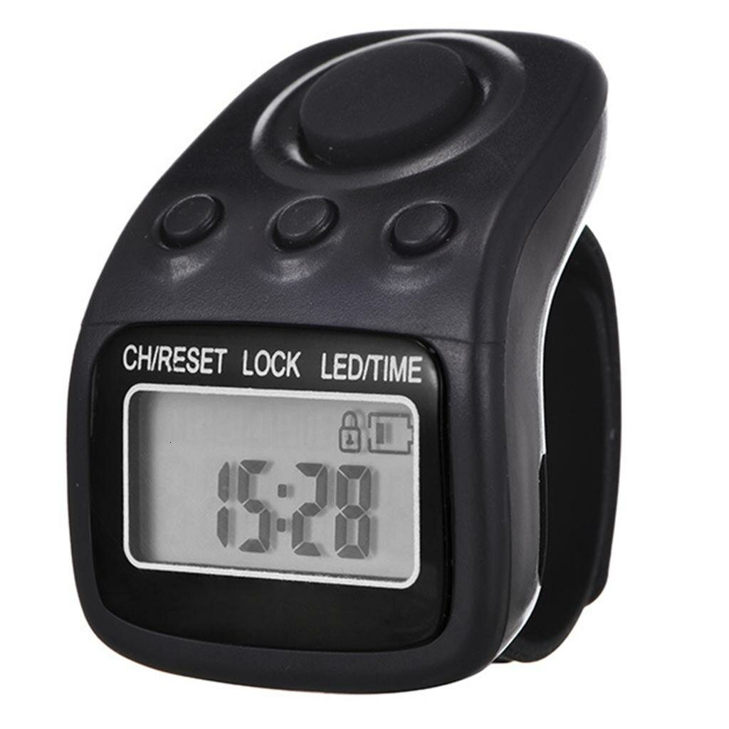 Цифровой счётчик рядов в виде кольца, Черный