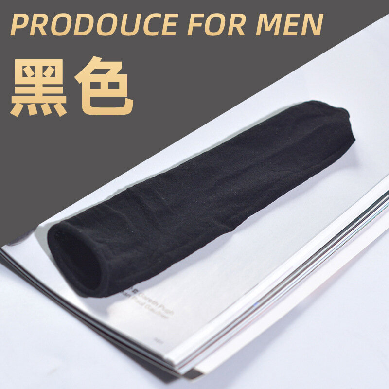 Бархатные колготки без боковых швов, мужской мастурбатор, черные шелковые чулки, мужская одежда для удовольствия, короткие колготки.