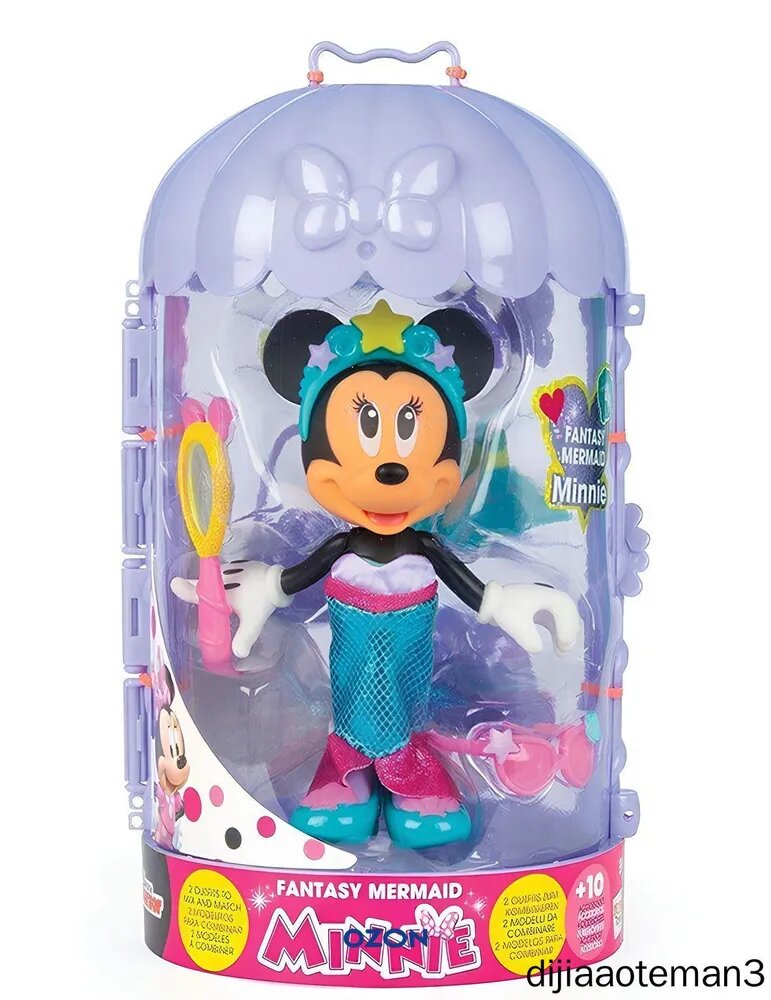 Фигурка Disney Fantasy Mermaid Minnie Mouse with Accessories ПВХ (поливинилхлорид) Минни Маус — фото 1