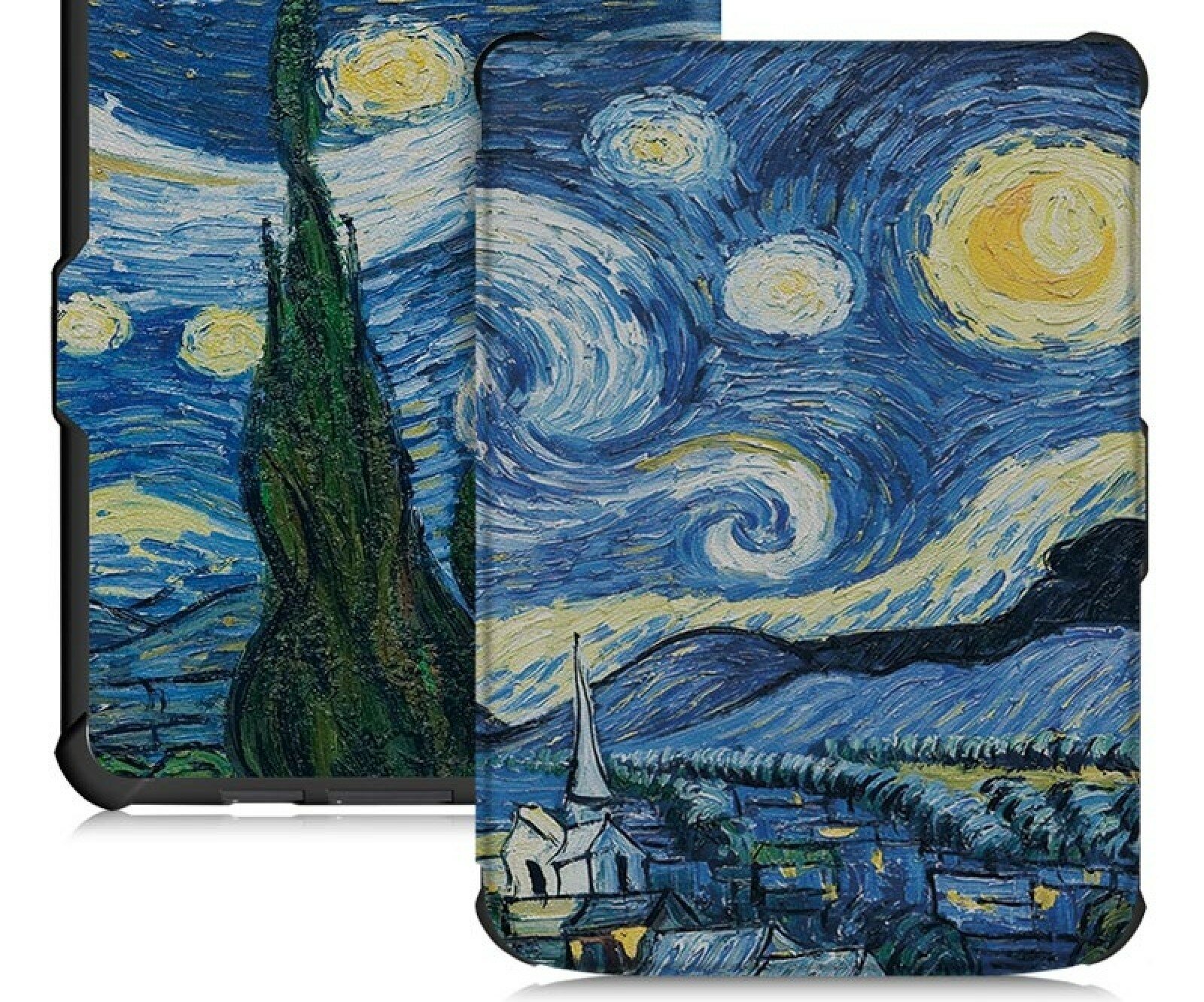 Чехол-обложка MyPads для PocketBook 627, 616, 632 с магнитной застежкой и тематическим рисунком