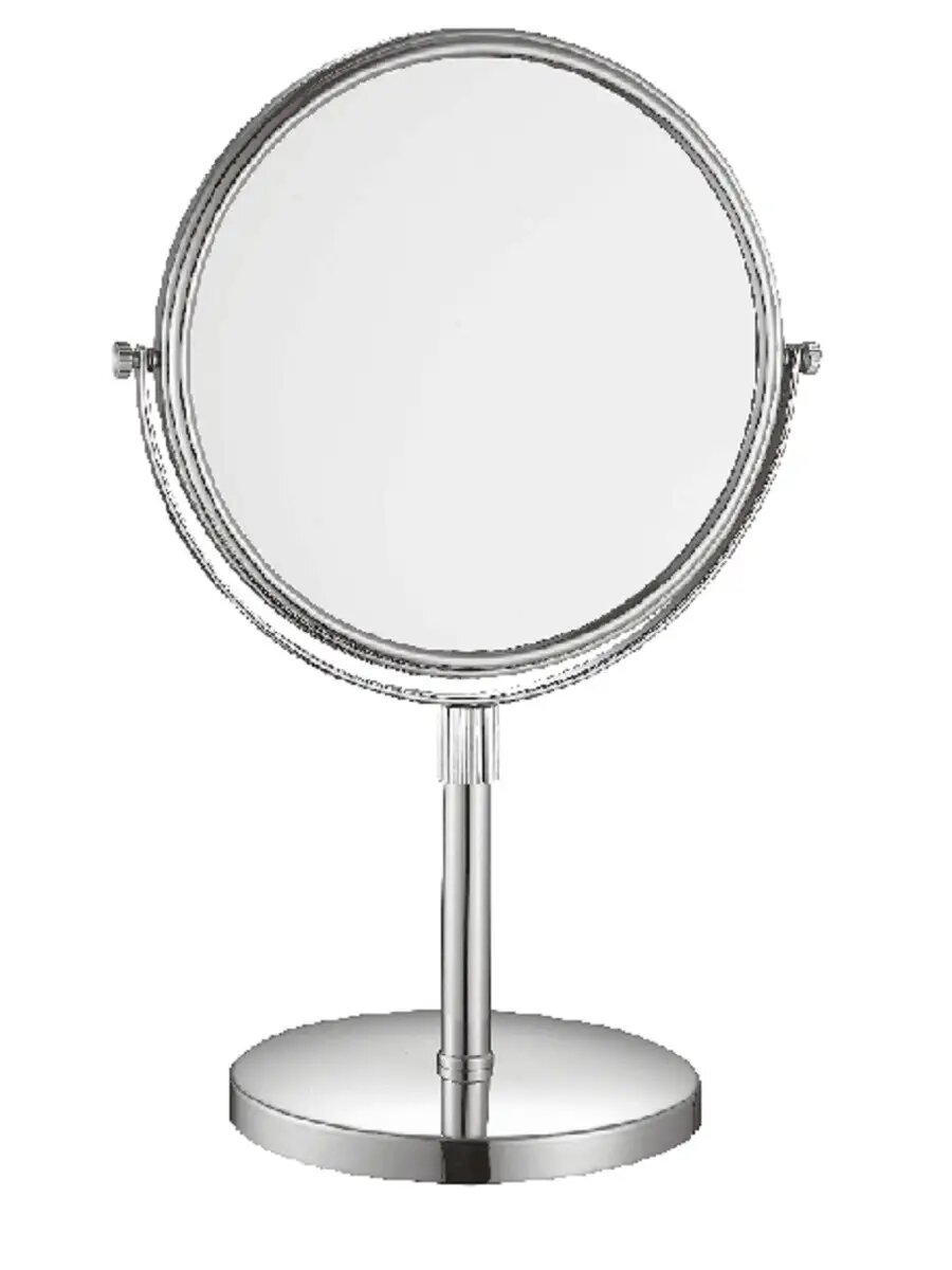Зеркало 20 х 20 см с увеличением двухстороннее, настольное