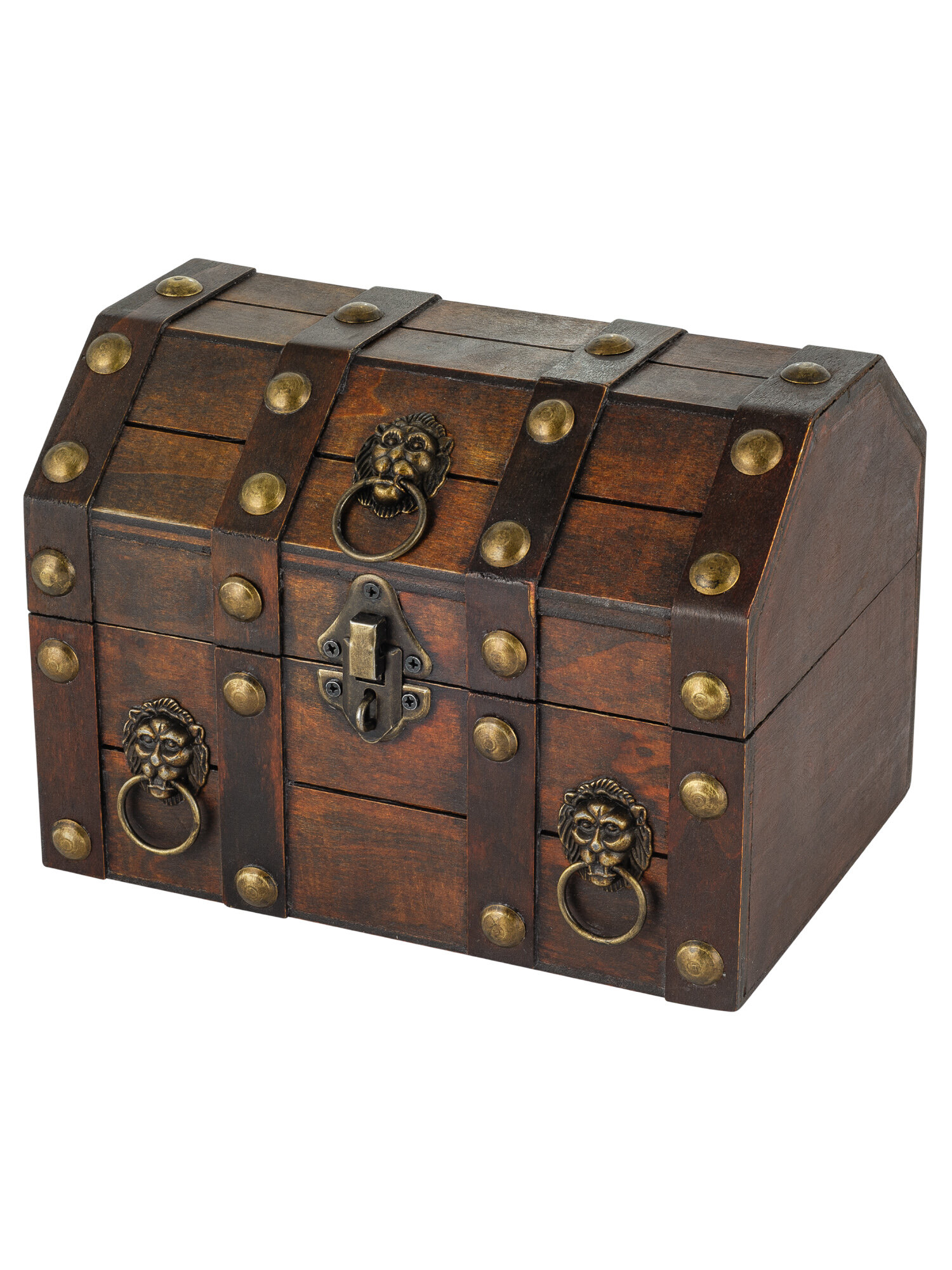 Деревянная шкатулка подарочная Mirus Group, 22х15х16 см / Сундук сокровищ Форд Боярд