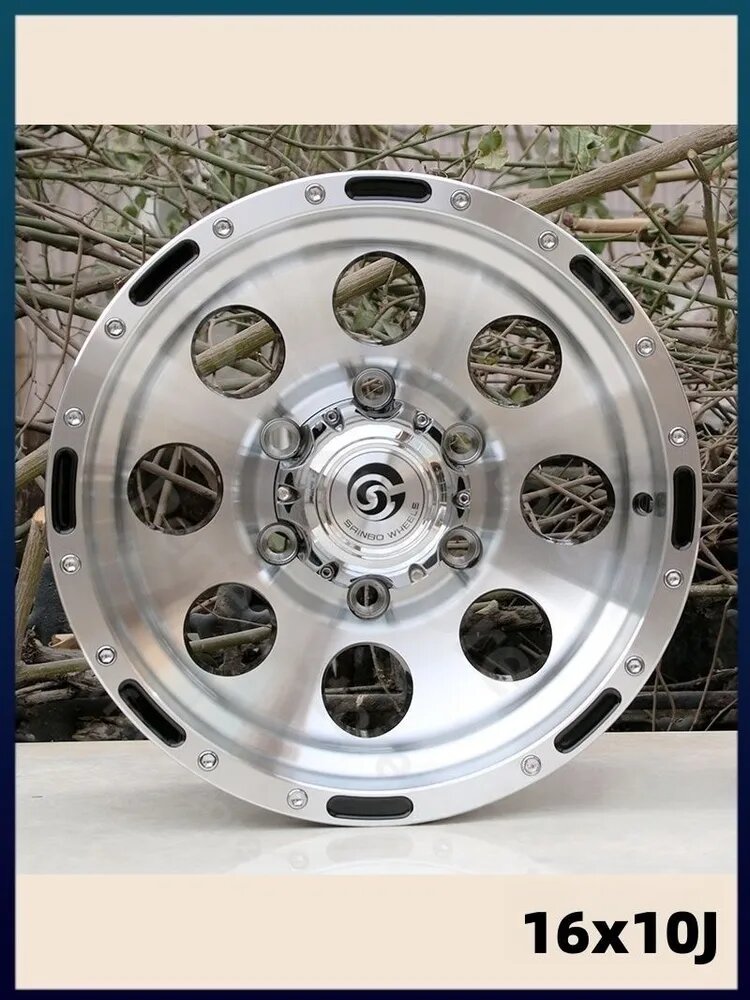 Lada колеса в сборе 16x10" PCD6x139.7 ET-45 D110 1 шт. Литые диски для Лада