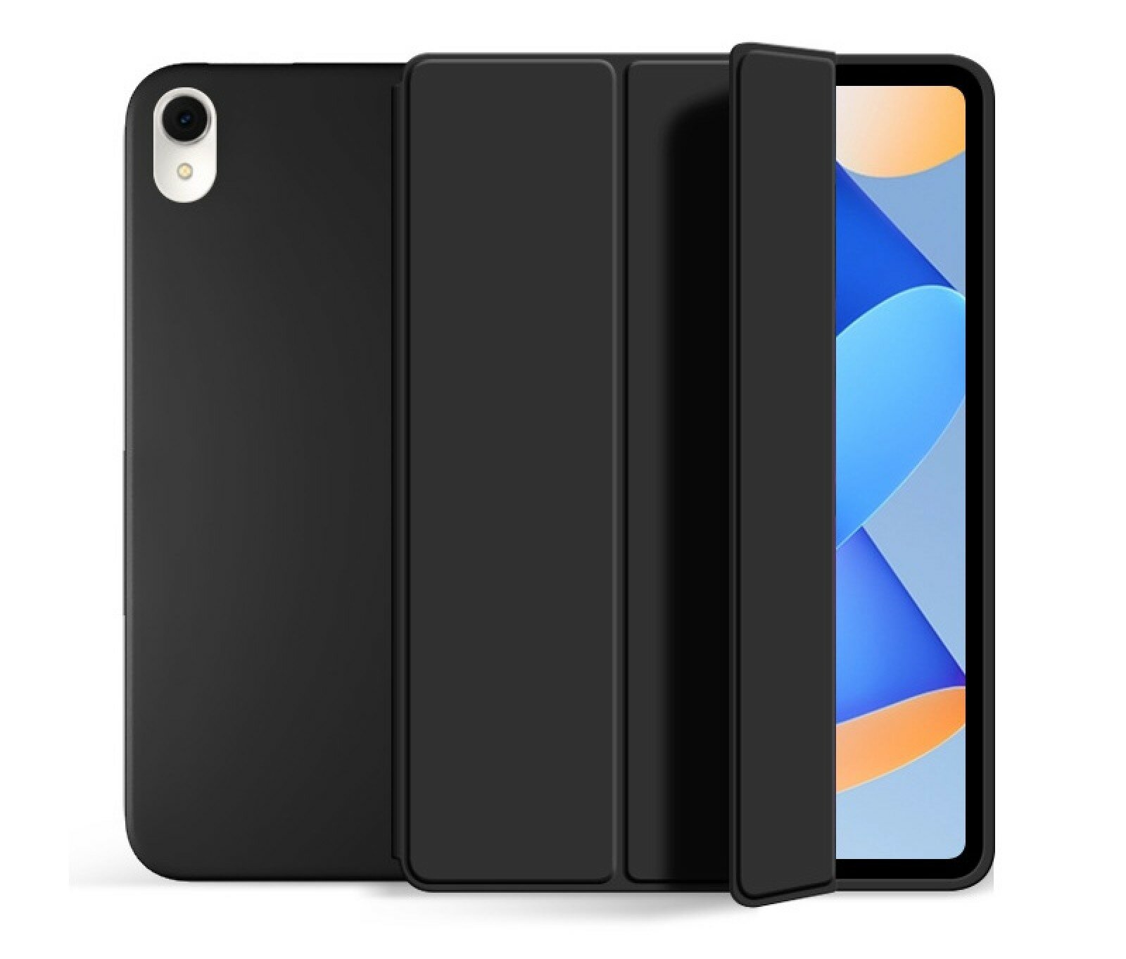 Чехол-обложка MyPads для Huawei MatePad 11 (DBR2-W09) 2023 ультра тонкий черный с функцией смарт включения/выключения