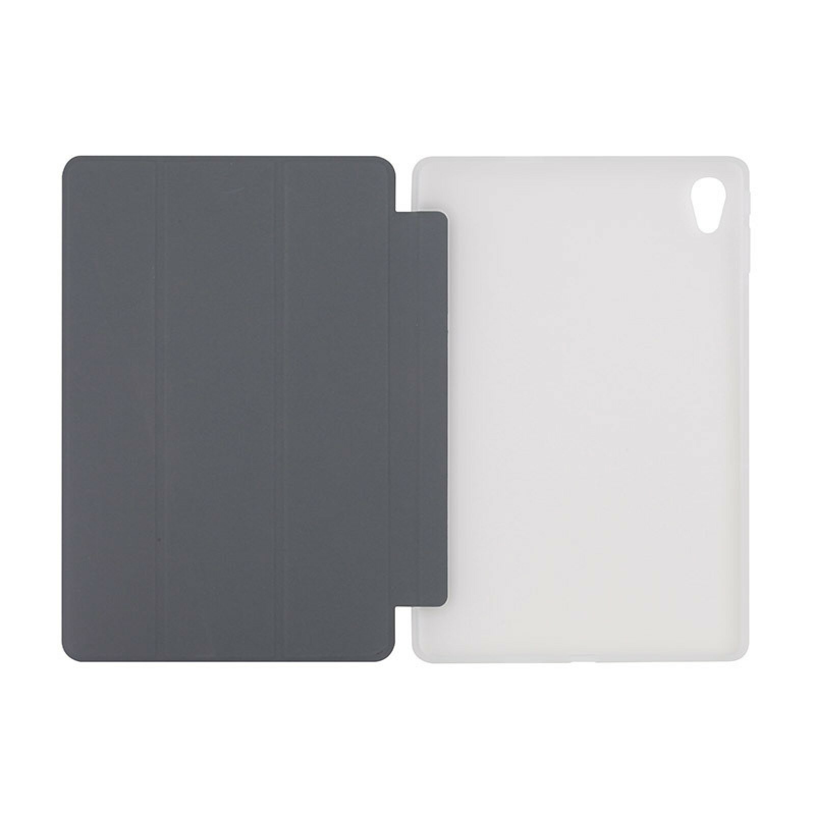 Флип-кейс MyPads для планшетов Teclast M40 PRO, P20 HD, P20 S с жестким пластиковым основанием и подставкой, черный