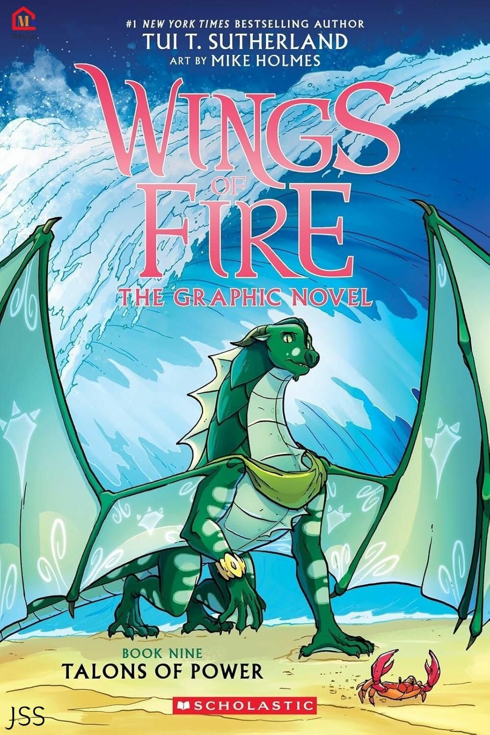 Книга Talons of Power: A Graphic Novel (Wings of Fire #9), Tui T. Sutherland графический роман, драконы, комикс, приключения, фэнтези для детей