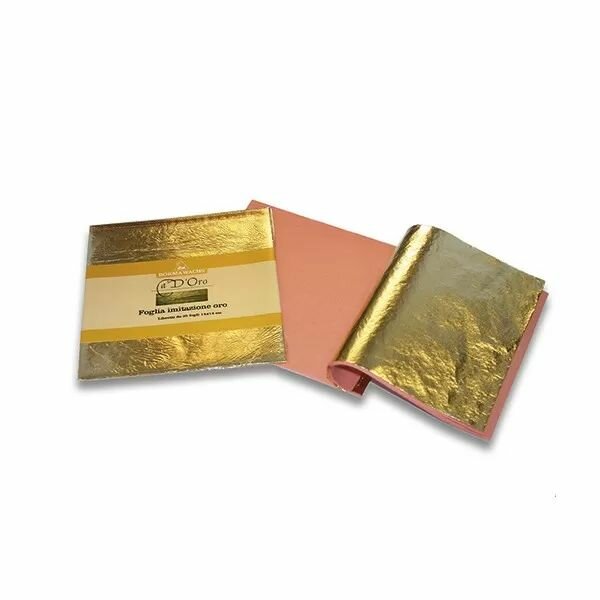 Поталь золотая "2,5" 14х14, 25 листов Borma Wachs CDO66O06