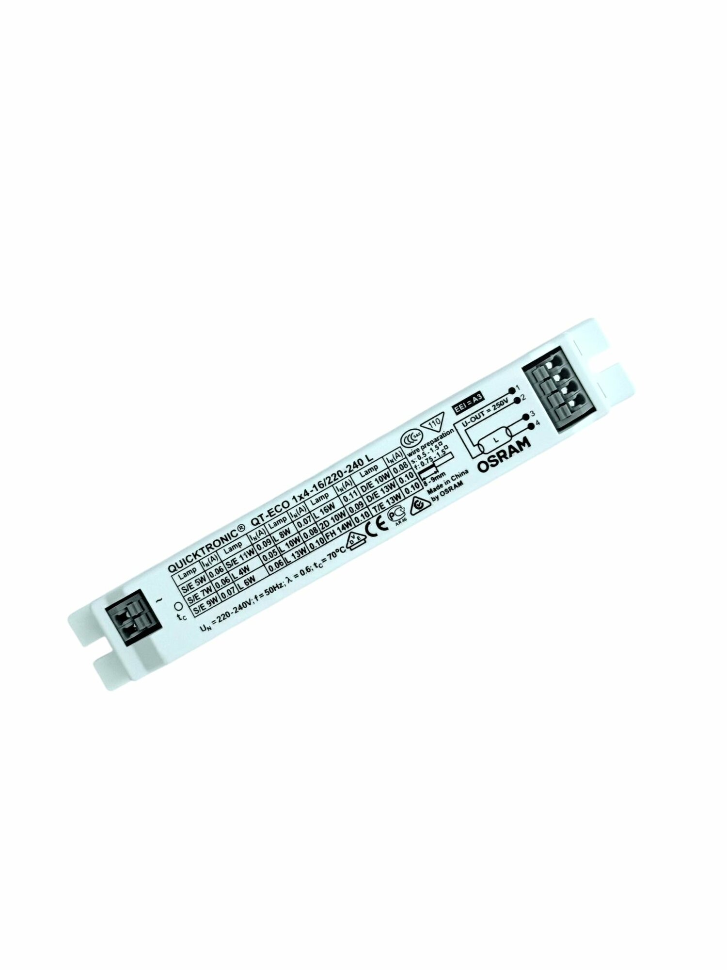 ЭПРА Osram QUICKTRONIC QT-ECO 1x4-16/220-240 L