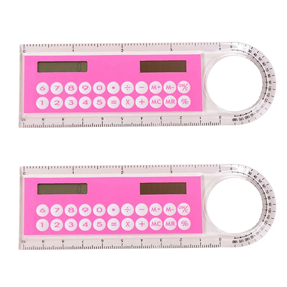 Foxnovo Мини-калькулятор линейка 10 см