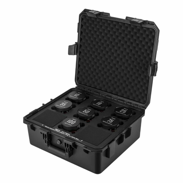 Комплект объективов Meike S35 Prime 12/18/25/35/50/75/100mm T2.1 PL-mount