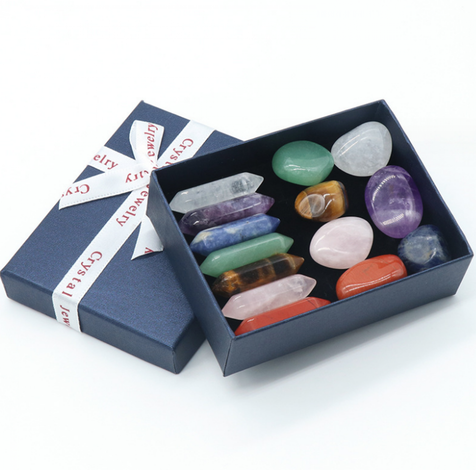 Набор камней для медитации MyPads 14 шт, натуральные минералы для гармонизации чакр