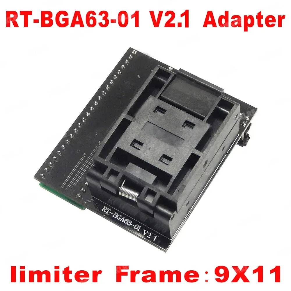 BGA63 адаптер для RT809H V2.1 EMMC NW267BGA63 адаптер для программатора RT809H 9*11 ограничитель кадра