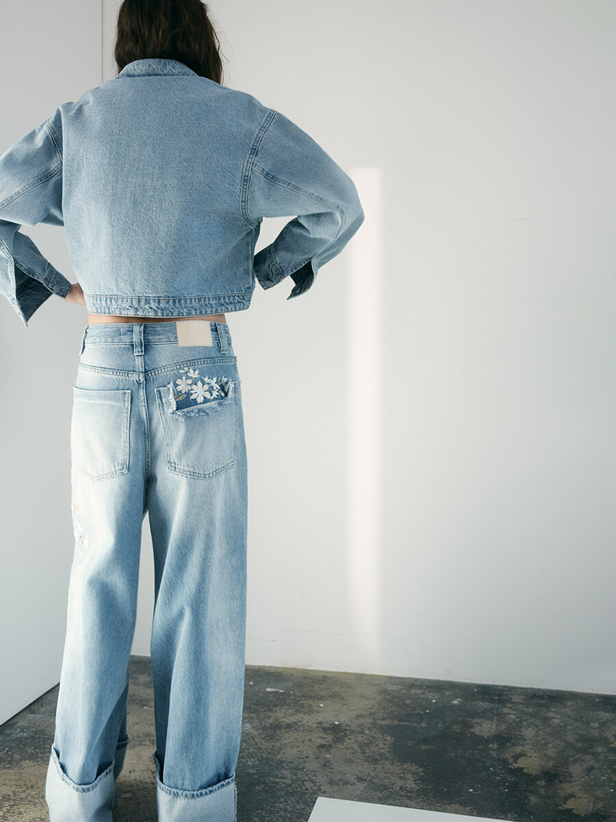 Джинсы багги mixmatch 