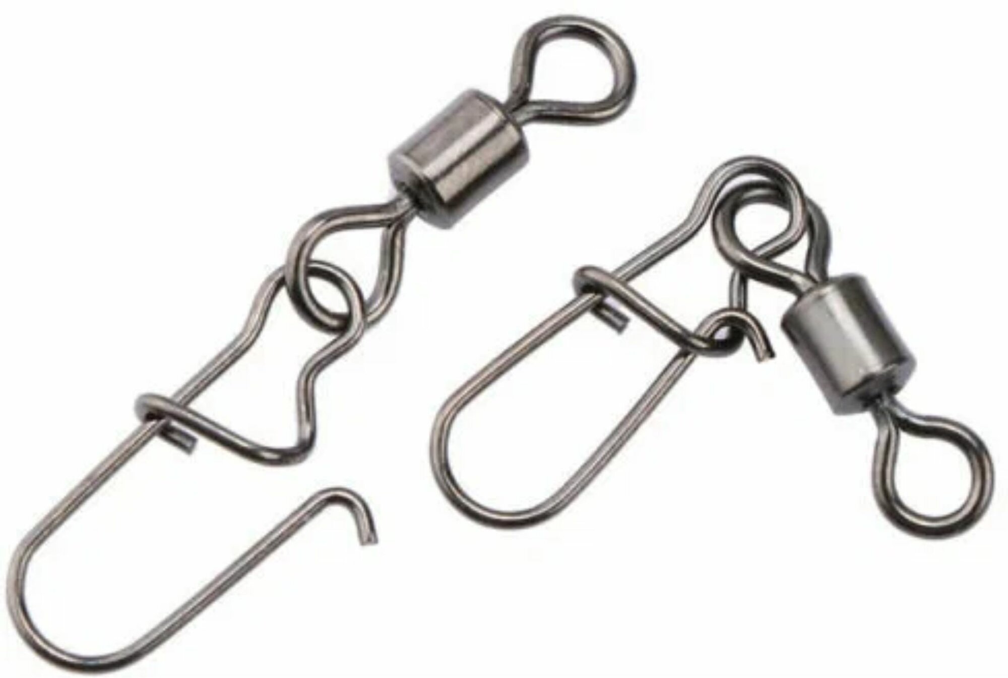 Карабин рыболовный с вертлюгом / Застежка рыболовная с вертлюжком Kaida K3023 12# 20lb / 9kg