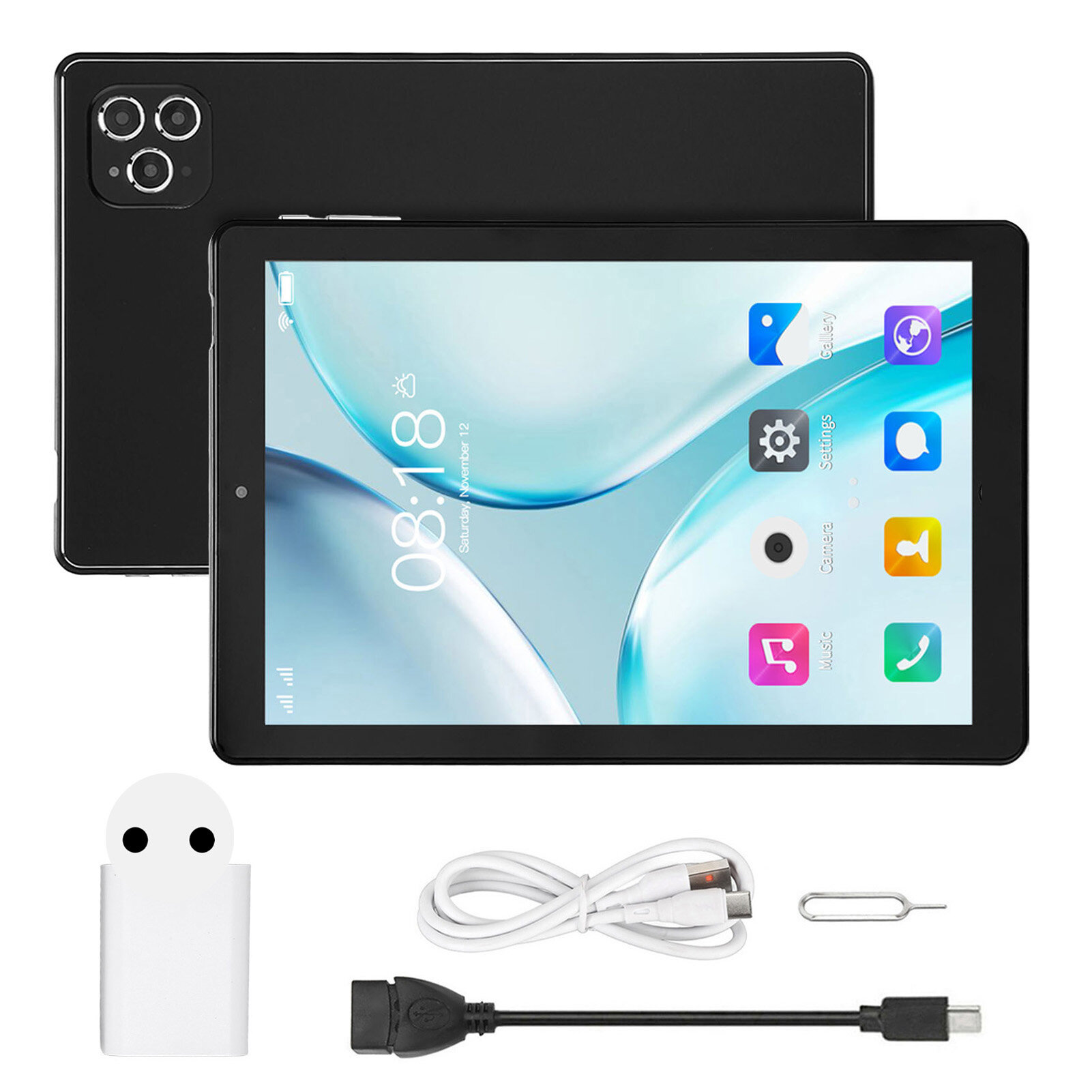 Планшет 10,1 дюйма 5G: WiFi, 4GB/64GB, 1960x1080, 8MP/16MP, восьмиядерный, с Android 11.0