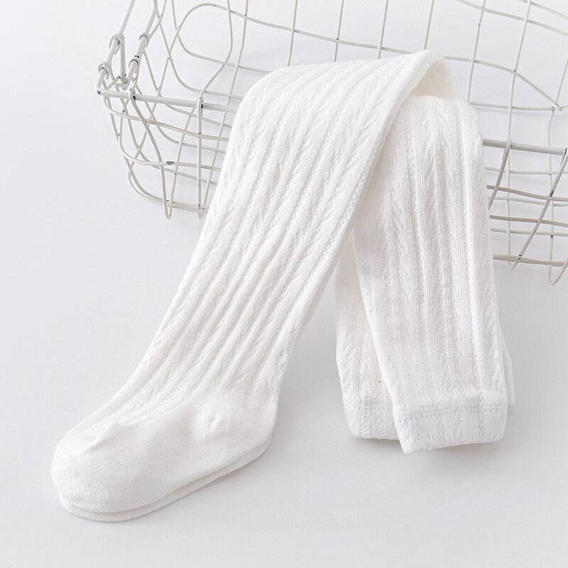 Детские носки Lange, весенне-осенний стиль, однотонные детские леггинсы в вертикальную полоску, из чесаного хлопка, с вертикальными полосками, нескользящие штанишки с цельной ластовицей.