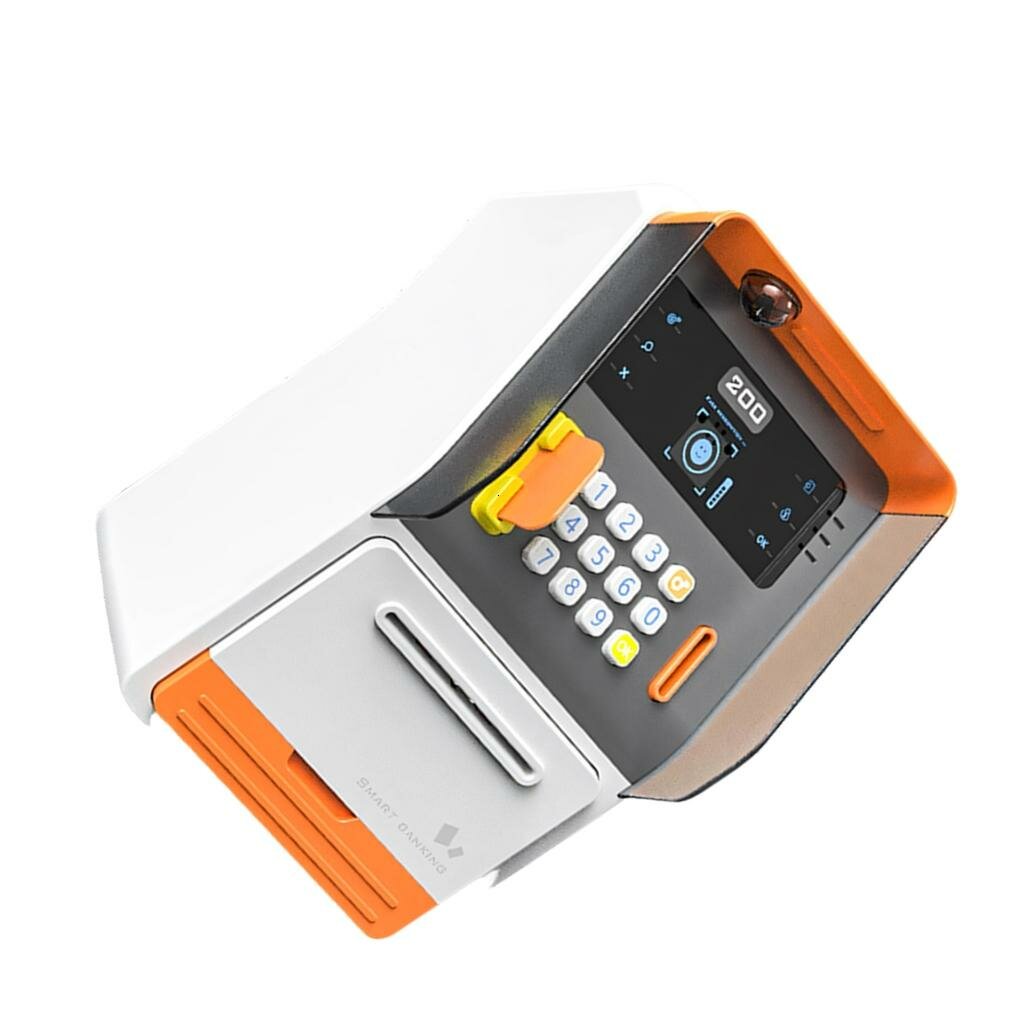 Цифровое устройство для накоплений с распознаванием лица ребёнка, Оранжевый