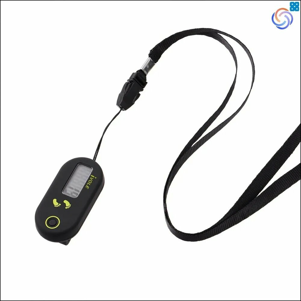 Шагомер VOLE с дисплеем, черный