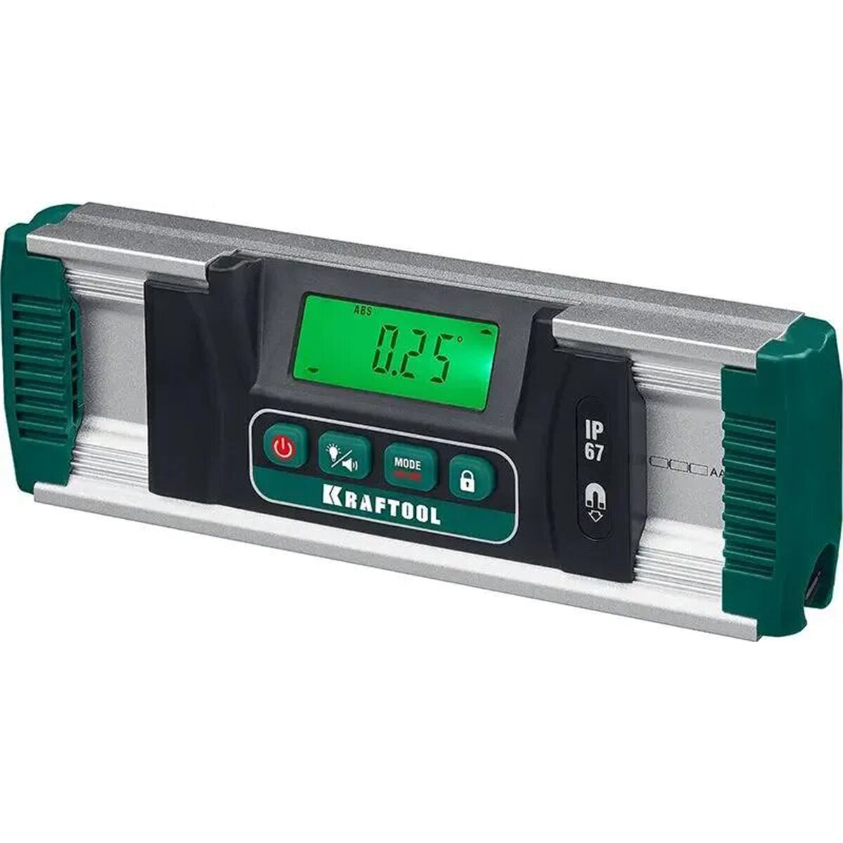 Уровень-уклономер KRAFTOOL EXTREM 34686 электронный, магнитный, 20 см