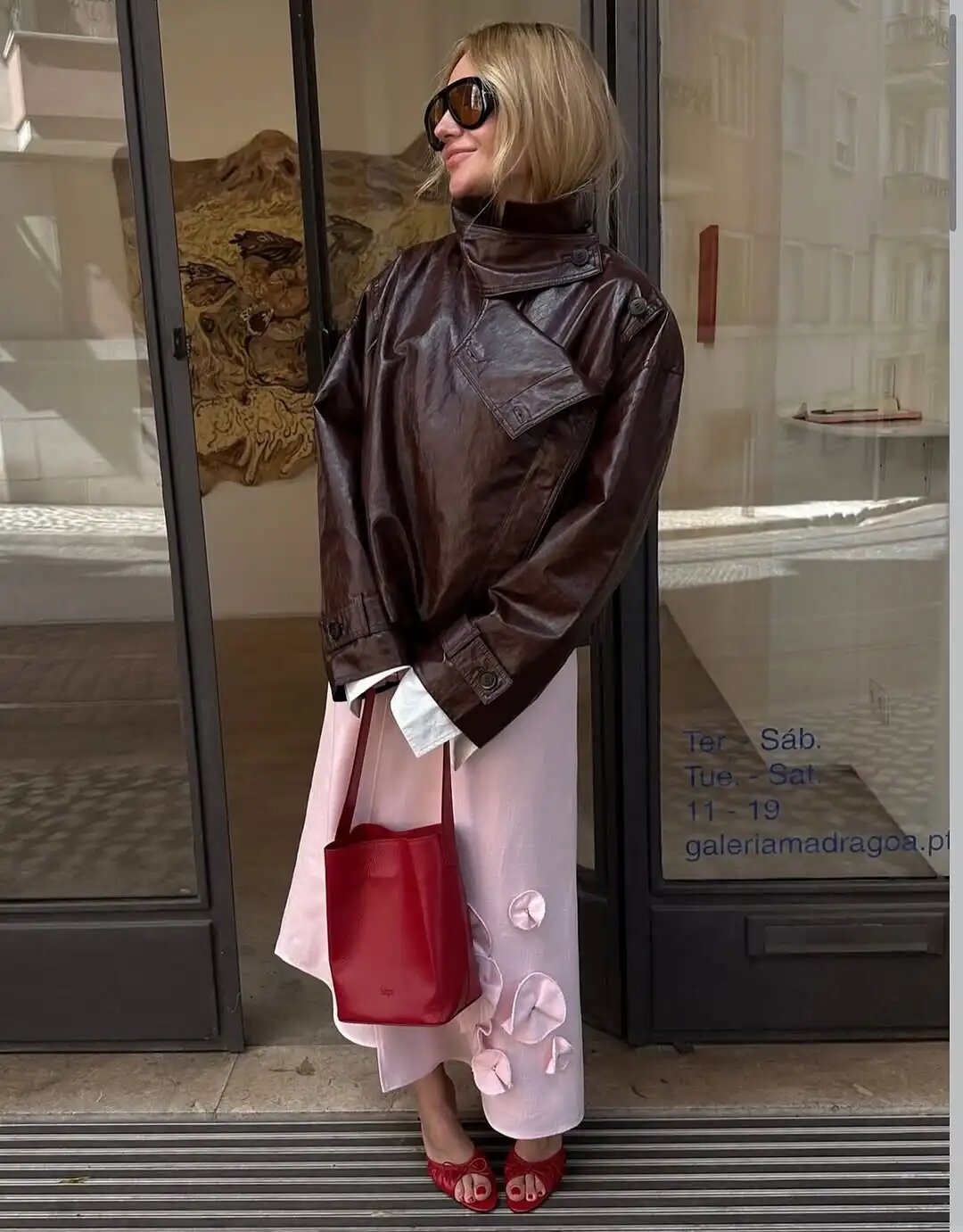 Куртка кожаная