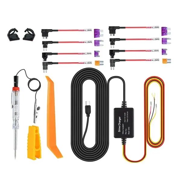 Комплект Hardwire UP03 Type-C для 70Mai A810 X200 Omni, Sensor Color: Black B