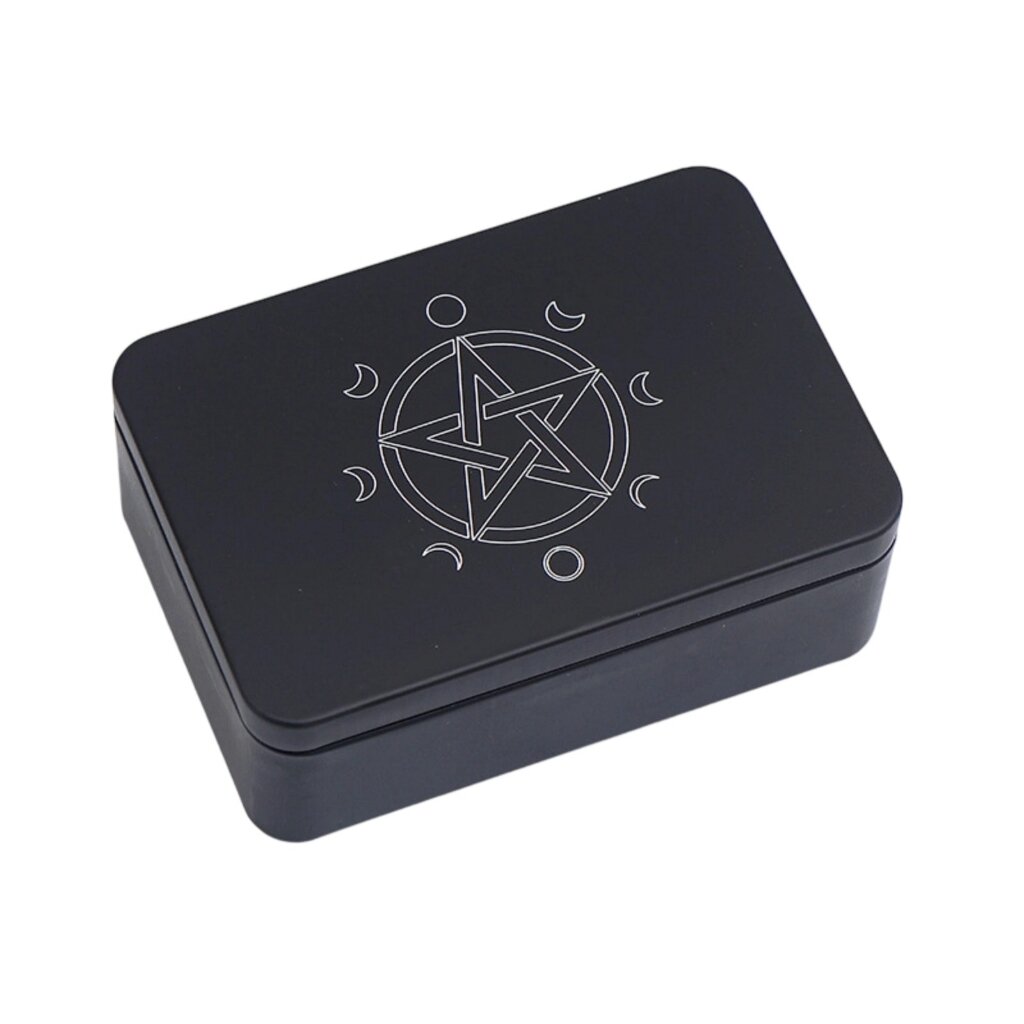Металлическая коробка для игровых карт, Футляр для хранения карт Таро, Упаковочная коробка для покера, Коробка для игральных карт, Пустой футляр для хранения конфет