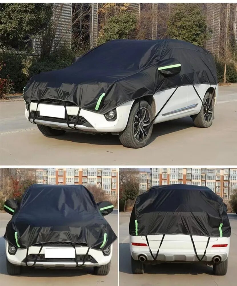 Чехол на автомобиль 460х160х200, Металлизированный материал, Полиэфир, 1 шт.