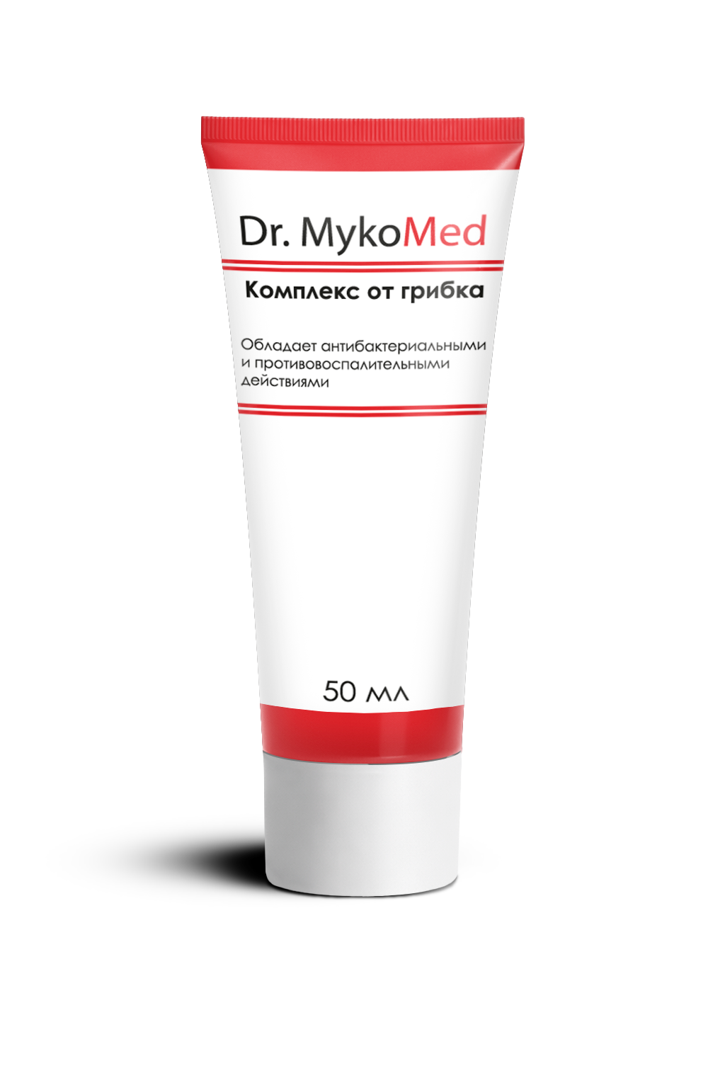 Dr. MykoMed (Др. Микомед), крем-мазь от грибка ног и ногтей, устранение зуда и запаха, 50 мл