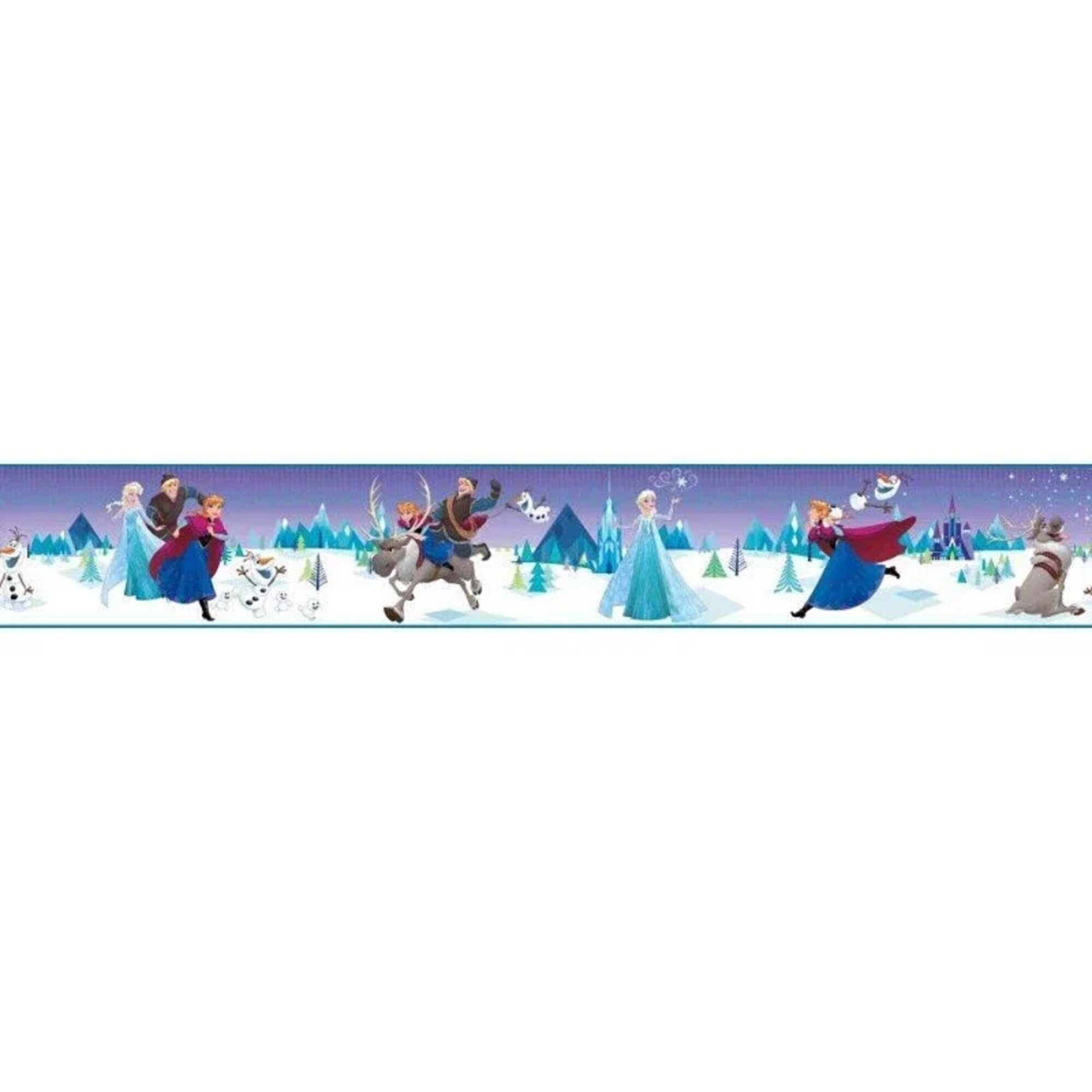 Бордюр York Collections Disney III DY0137BD E; 0,23x4,57 м. , США , фиолетовый