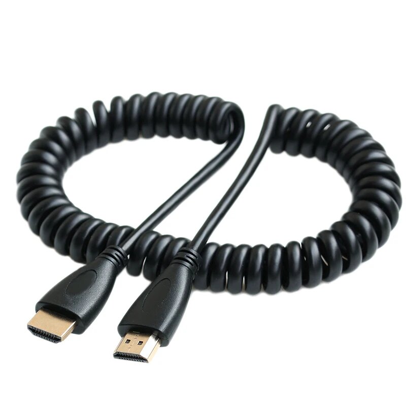Yellow Knife Эластичный HDMI кабель 50-130см
