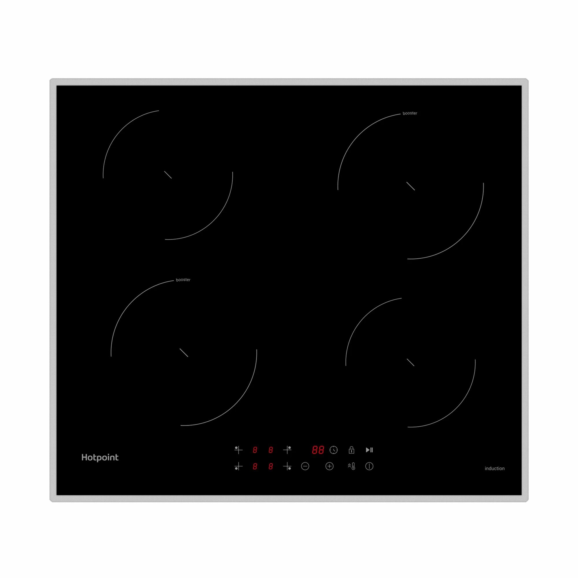Варочная панель индукционная Hotpoint HQ 1760SC IX, черный
