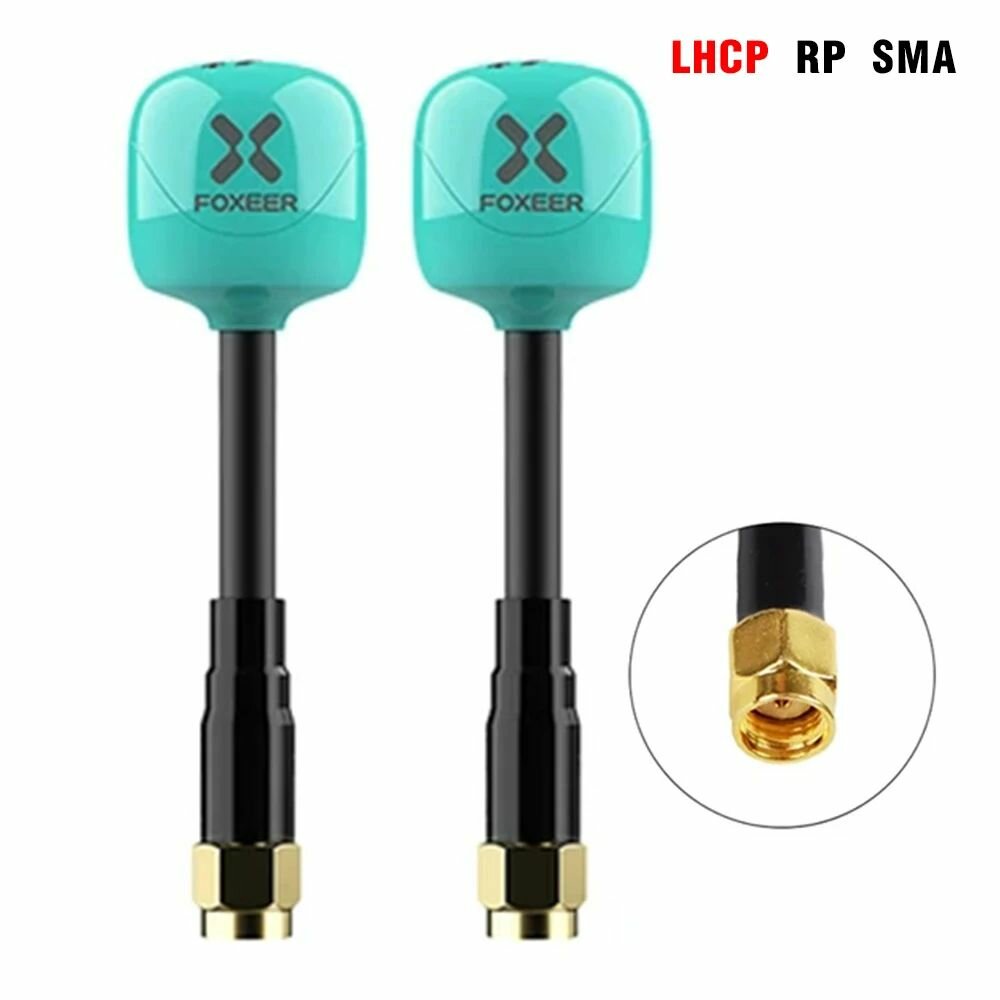Антенна FOXEER Lollipop_4+ 2 шт. 5.8 ГГц 2.6 дБи Omni Mini RHCP LHCP SMA RPSMA MMCX UFL для RC видеоприемника и передатчика
