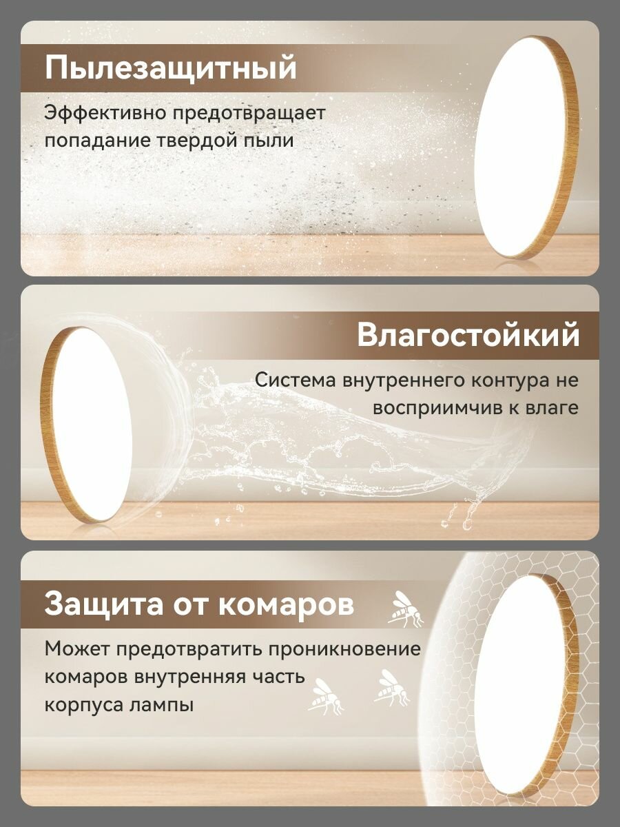 CANMEIJIA Потолочный светильник, Без цоколя, 18 Вт