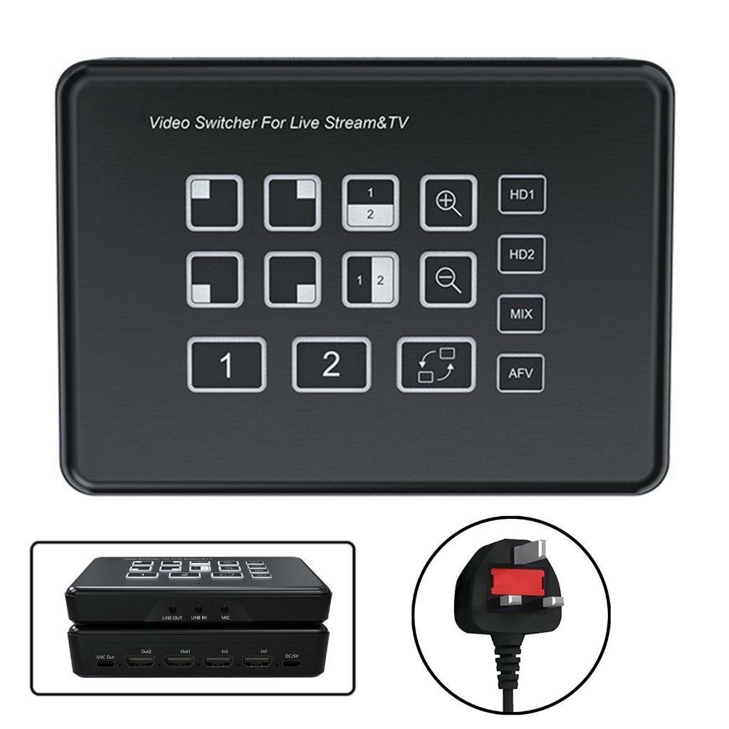 HD-переключатель видеосигнала для двух камер