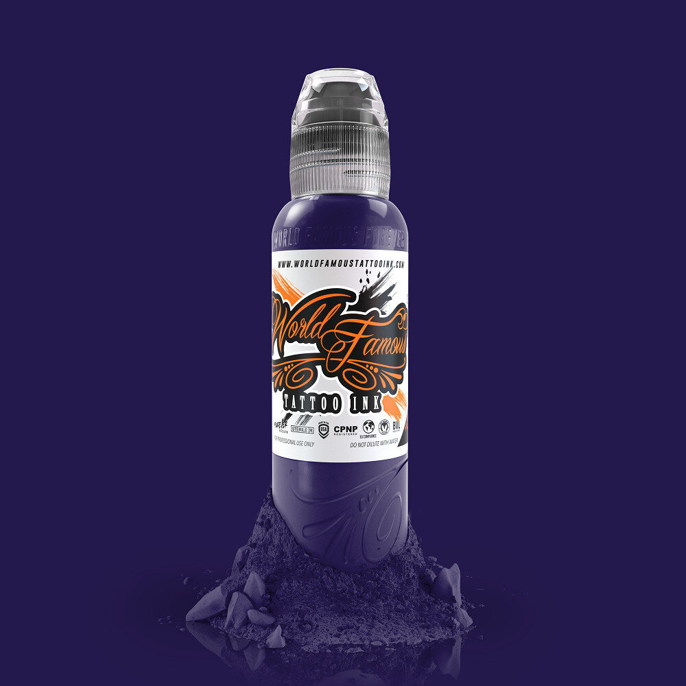 World Famous Ink тату краска Amsterdam Purple - 15 мл
