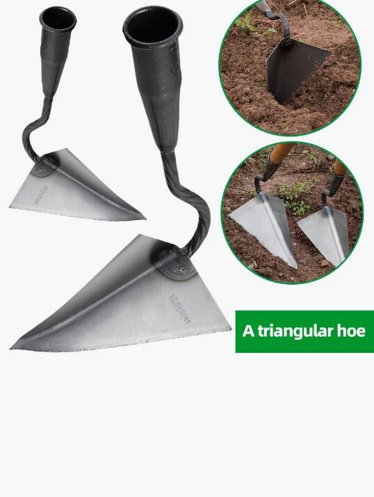 Окучник ручной тяпка плуг распашник Чебоксары, высокоуглеродистая сталь, 11.1 см, Многофункциональная комбинация бороздования, гребнеобразования и рыхления.