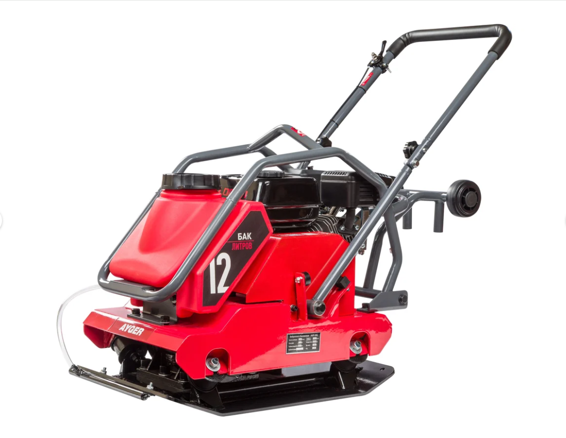 Виброплита бензиновая AYGER AVP-100L (Марка двигателя Loncin)
