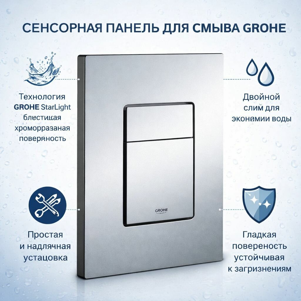 Кнопка смыва для инсталляции