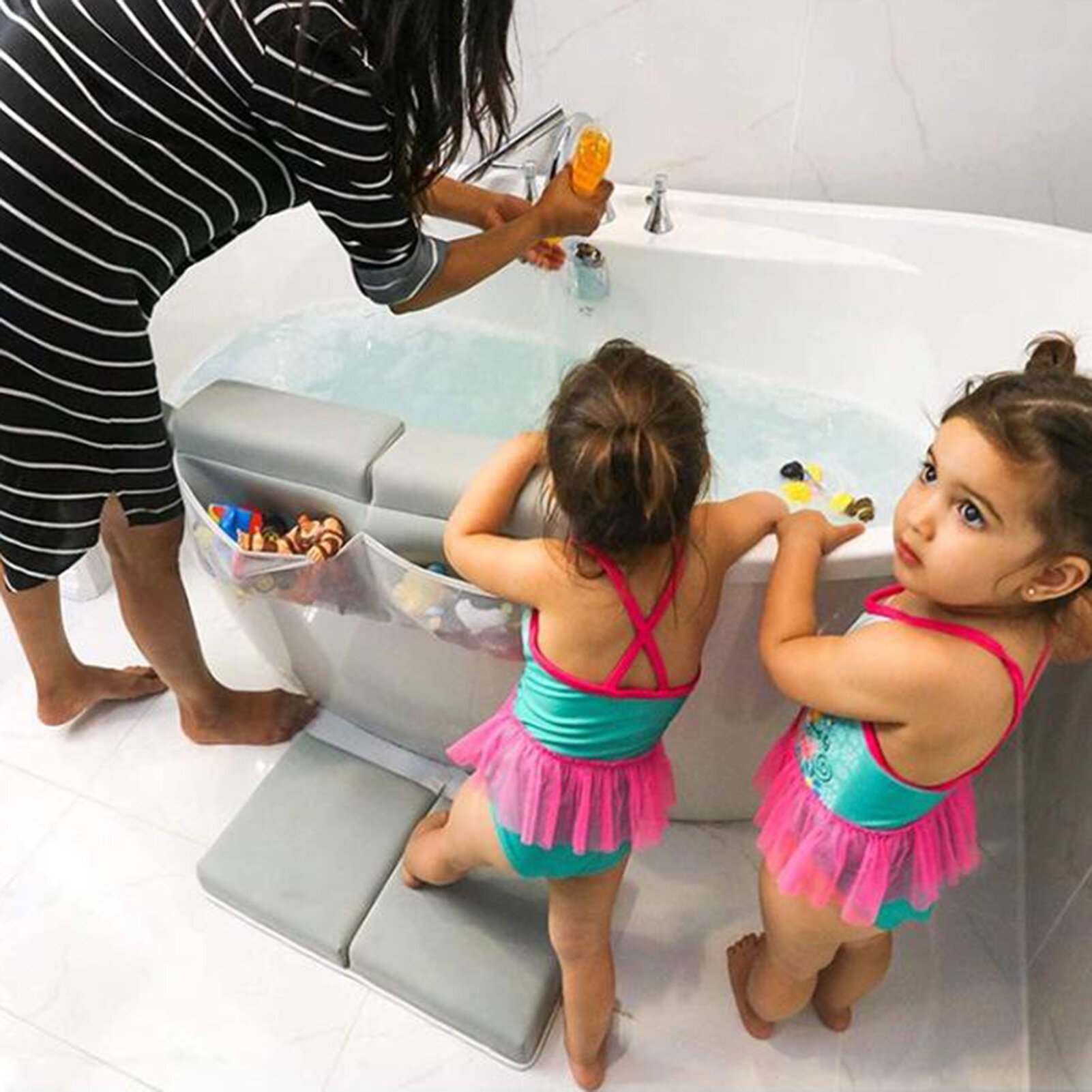 Детский коврик для ванны из неопрена, наколенники и налокотники, противоскользящий коврик для колен