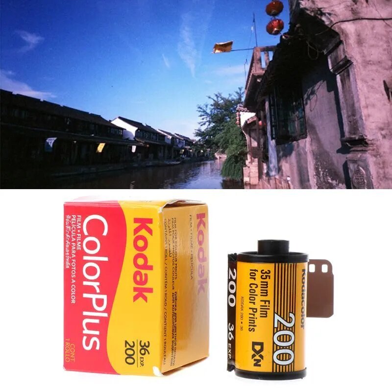 Фотопленка Kodak ColorPlus 35mm Цветная Негативная Пленка 200iso 36 Кадров