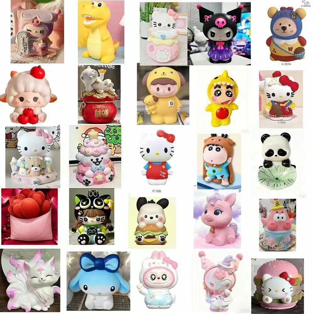 Гипсовые фигурки для рисования, пустые заготовки для детских художественных проектов, идеально подходят для продажи на парковых и ночных рынках, оптовые поставки с бесплатной доставкой на единичные товары.