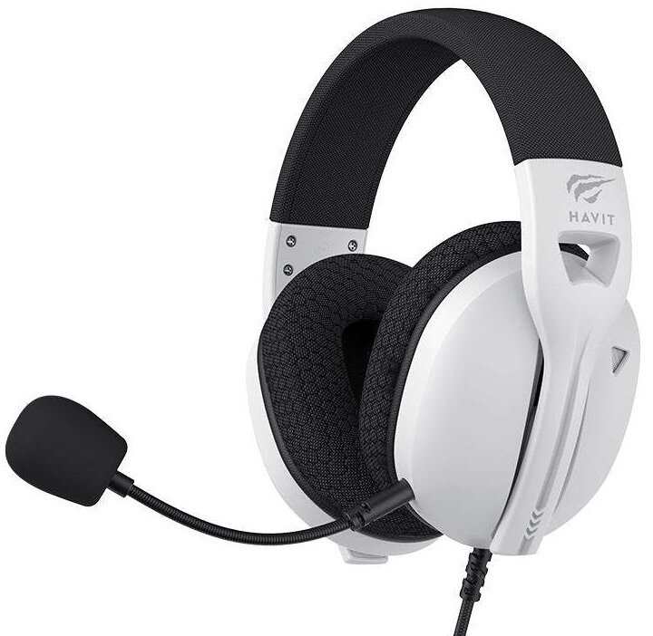 Havit Fuxi-H5d, белый/черный, проводные игровые наушники
