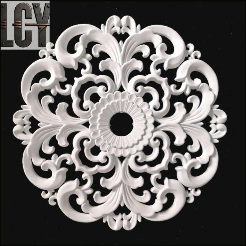 Розетка потолочная инжекционная под люстру/ Подходит для резных декораций на стенах/ мебели