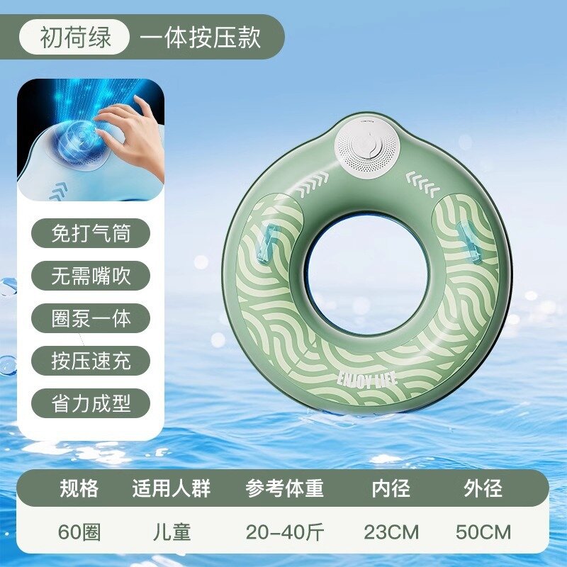 Детский плавательный круг, с защитой от переворачивания под мышками, утолщенный, подходит для детей от 1 года и старше, надувной спасательный круг для малышей, бесплатная доставка.