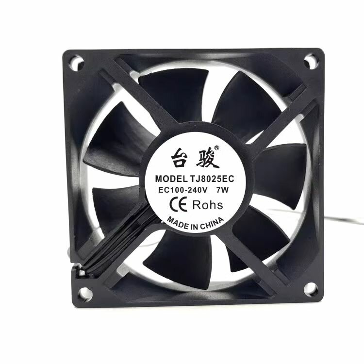 TJ8025EC 80*80*25mm EC100-240V вентилятор охлаждения нагнетателя